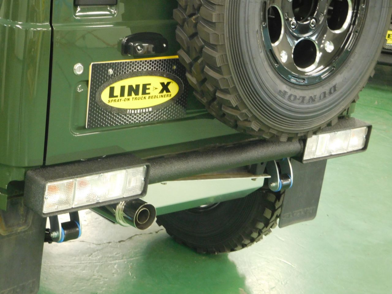 ジムニー JA-11 NEWペイントアーミーグリーン 各種パーツを≪LINE-X≫で拘りカスタム♪｜LINE-X 自動車部門 公式ブログ ...