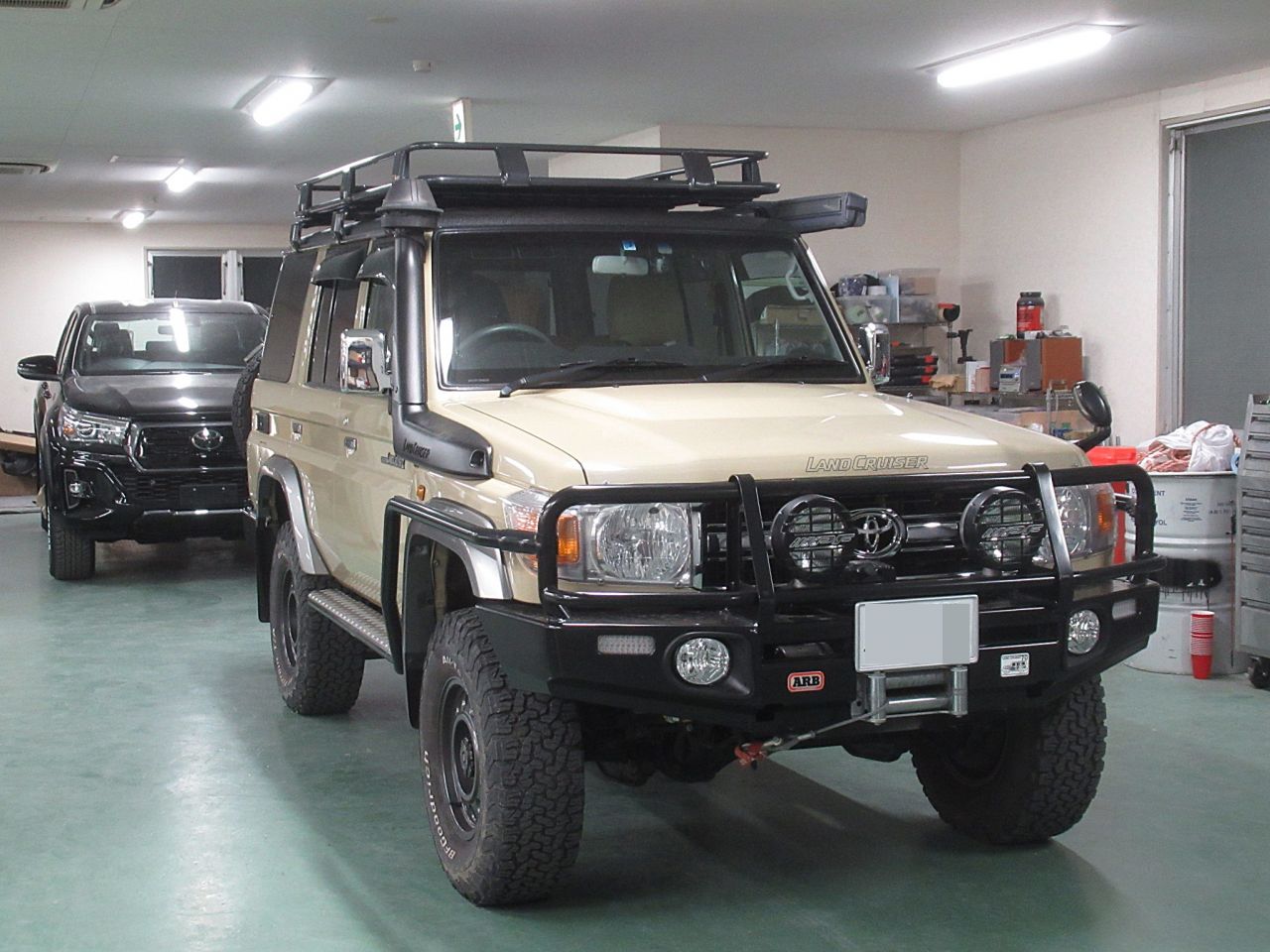 ランクル76 GRJ76 LINE-X＆ARBカスタム車両のご紹介♪｜LINE-X 自動車部門 公式ブログ｜flexdream blog