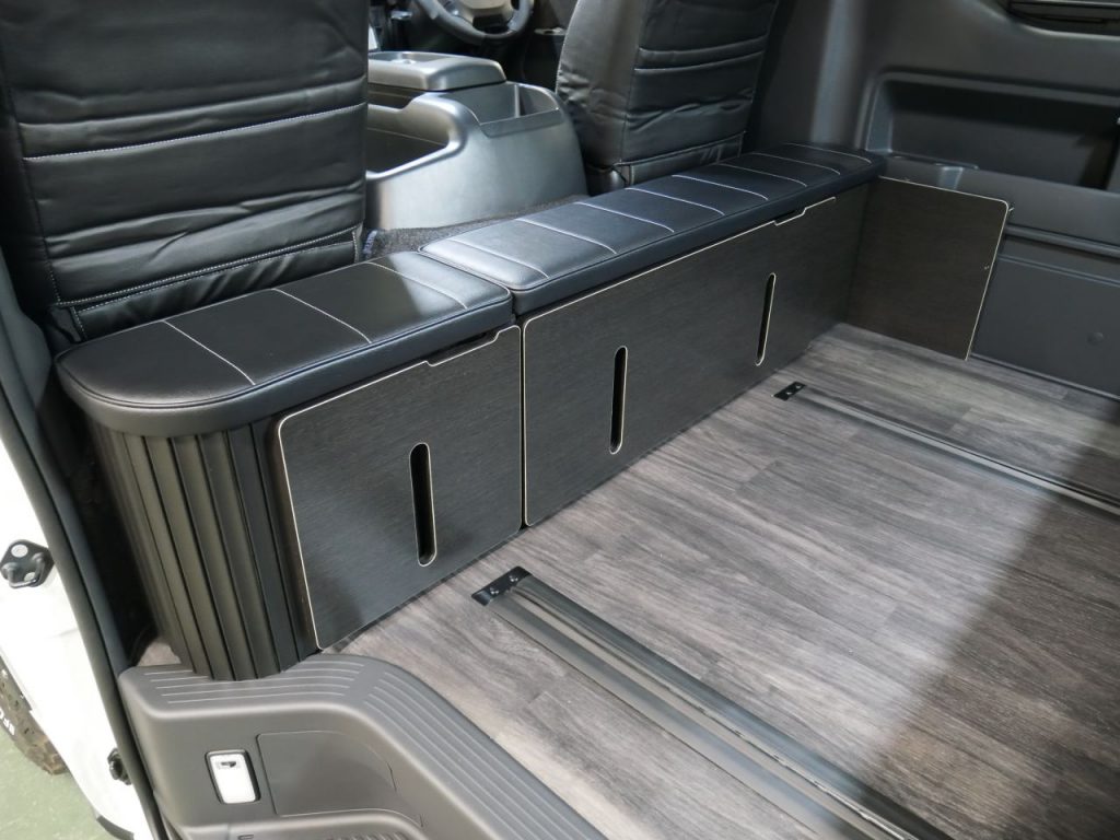 新車ワゴンGLベースの内装架装FD－BOX2完成です！｜ハイエース専門店の車中泊・アウトドアビークル｜flexdream blog