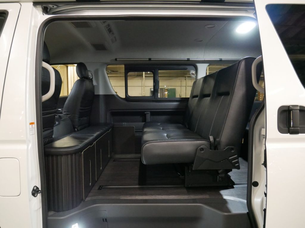 新車ワゴンGLベースの内装架装FD－BOX2完成です！｜ハイエース専門店の車中泊・アウトドアビークル｜flexdream blog