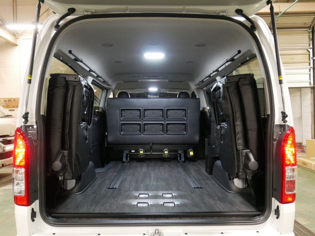 新車ワゴンGLベースの内装架装FD－BOX2完成です！｜ハイエース専門店の車中泊・アウトドアビークル｜flexdream blog