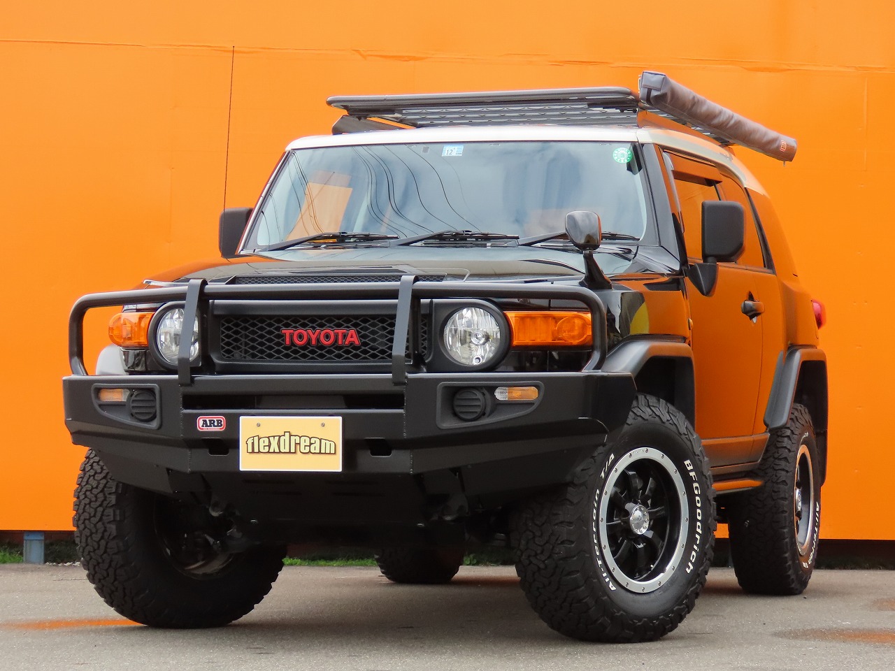 FJクルーザー ARBウインチバンパー＆ルーフラック＆オーニング装着車！！｜ランクル好きなんだもん ランクル専門店ブログ｜flexdream blog