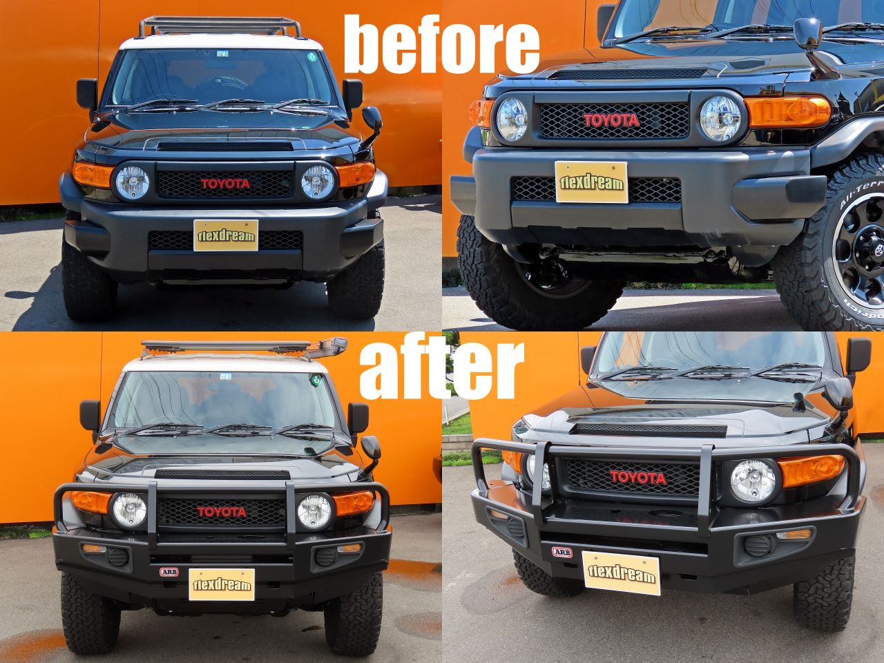 FJクルーザー ARBウインチバンパー＆ルーフラック＆オーニング装着車！！｜ランクル好きなんだもん ランクル専門店ブログ｜flexdream blog