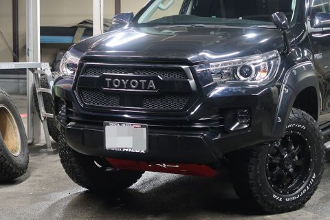 ハイラックスGUN125前期のフェイス換装のご紹介！！！｜LINE-X 自動車部門 公式ブログ｜flexdream blog