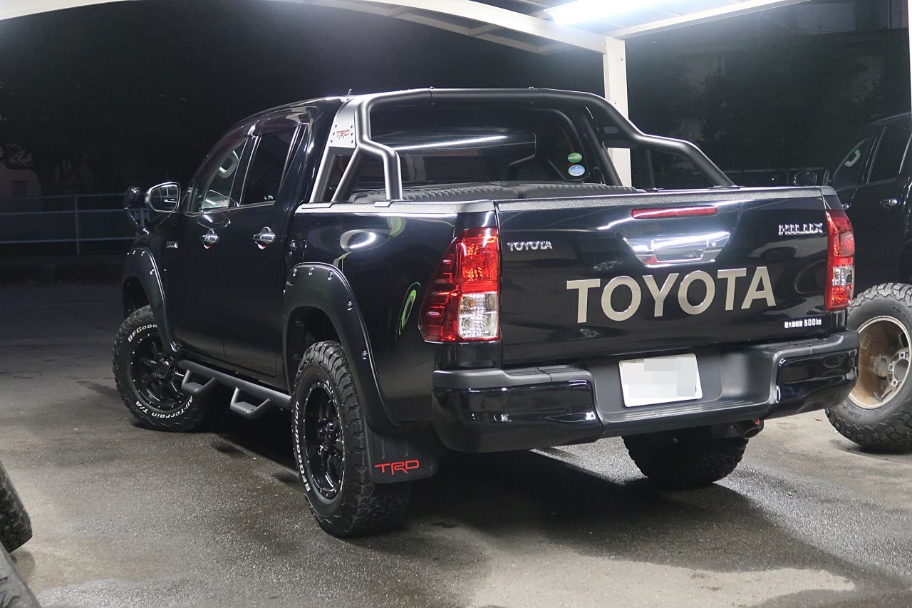 ハイラックスZ GUN125前期 タコマックス フェイスチェンジ イメチェン カスタム バンパー交換｜LINE-X 自動車部門 公式ブログ ...