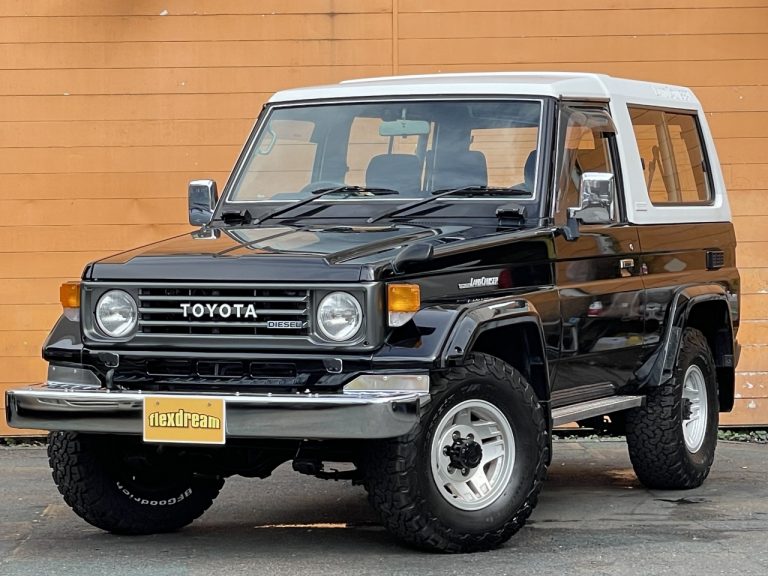 希少な純正ブラックのボディカラー！～ランドクルーザー70 ZX HZJ73HV のご紹介～｜ランクル専門店スタッフの独り言｜flexdream blog