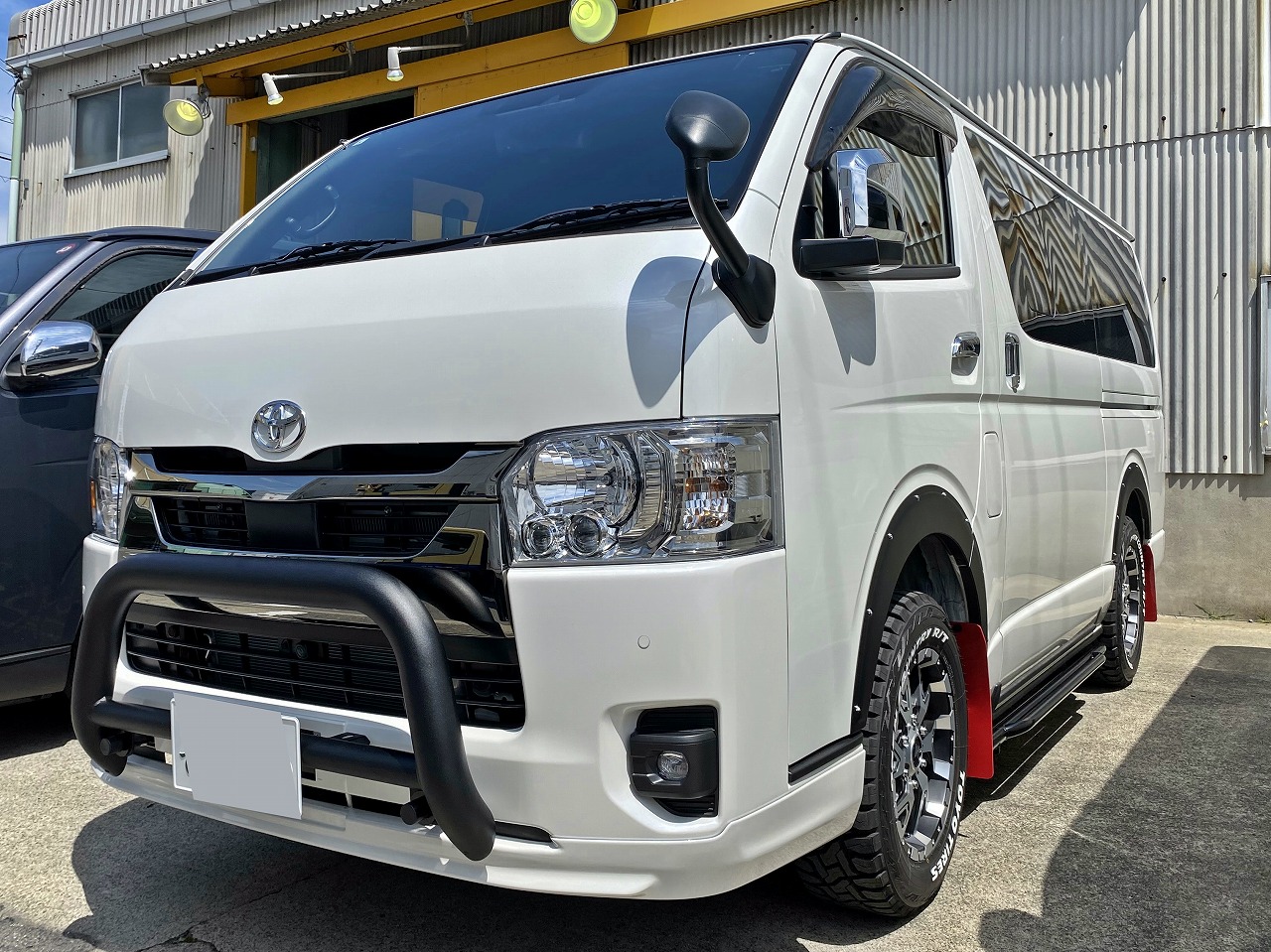 C様オーダー！！RIVAI OFFROADでアゲ系カスタム♪｜ハイエース好きなんだもん ハイエース専門店BLOG｜flexdream blog