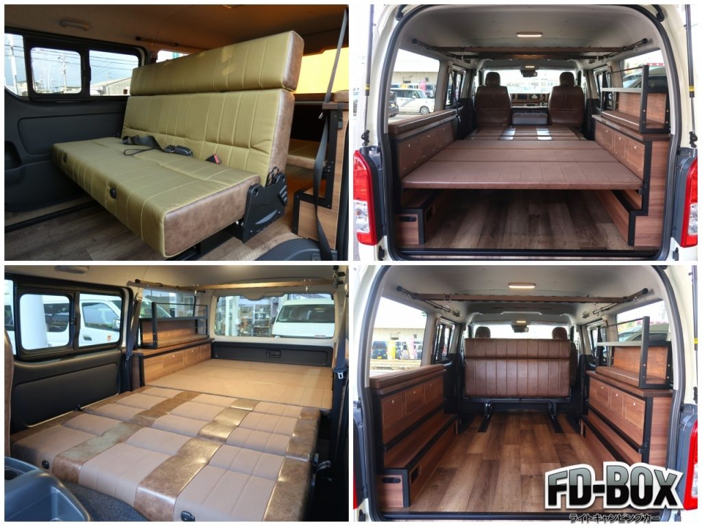 flexdreamオリジナル内装カスタムコンプリート：FD-BOX V07-M｜ハイエース専門店のライトキャンピングカー｜flexdream blog