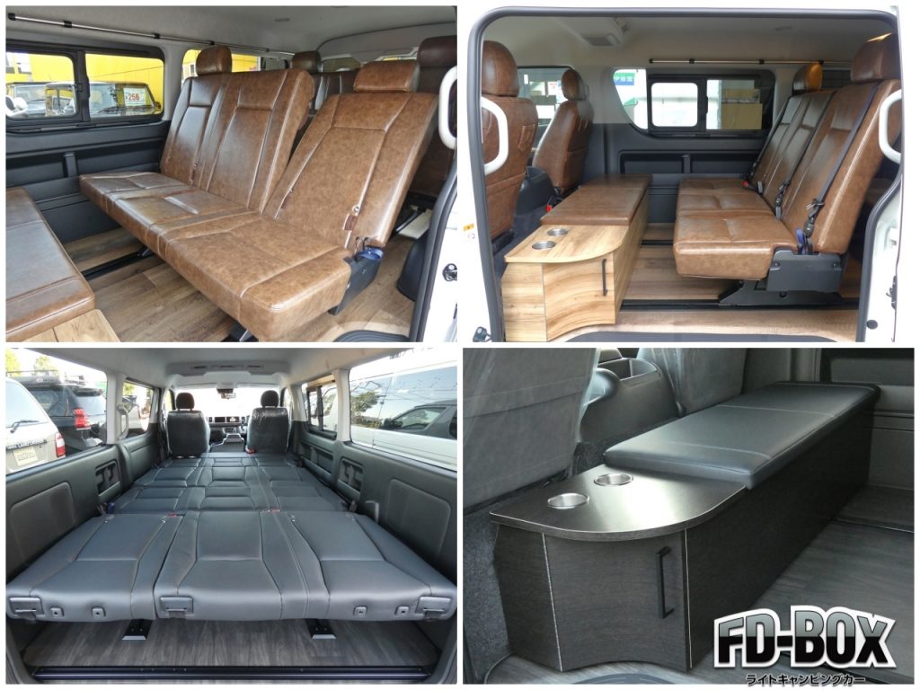 flexdreamオリジナル内装カスタムコンプリート：FD-BOX W03air｜ハイエース専門店のライトキャンピングカー｜flexdream blog